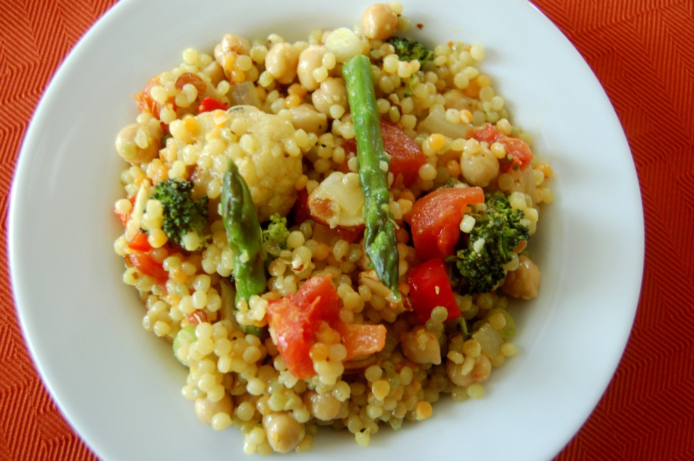 Toasted and Roasted Vegetable Israeli Couscous | The Perfect Bite